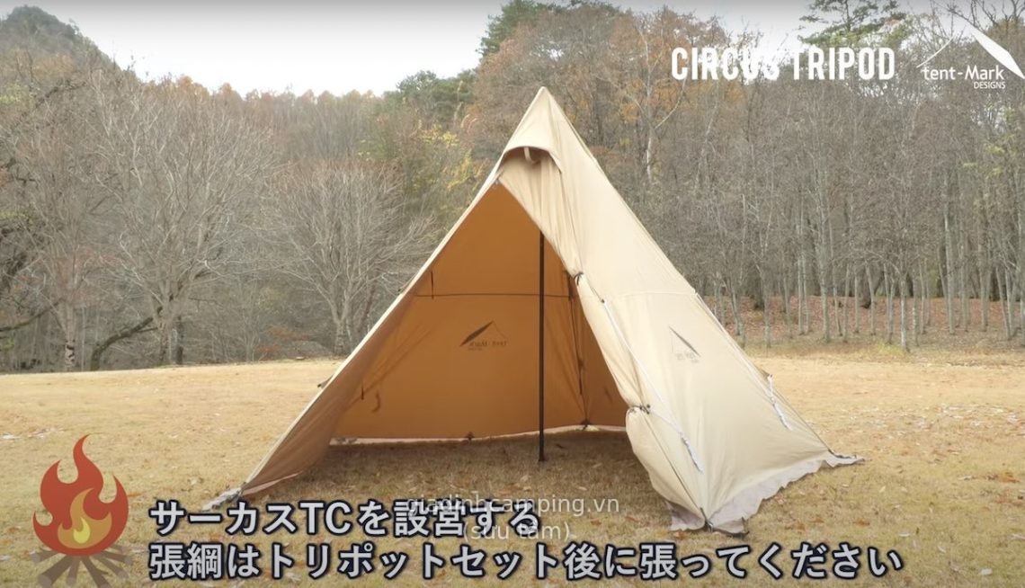 Tent Mark Circus Tripod - lều không cột ở giữa - Gia Đình Camping