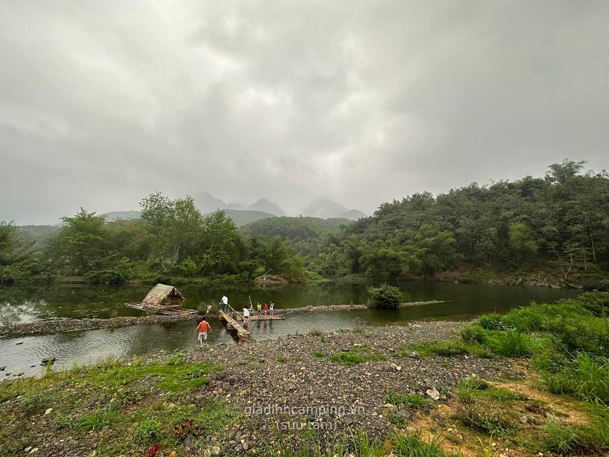 Bãi vườn bưởi Sông Bôi Camping - Gia Đình Camping