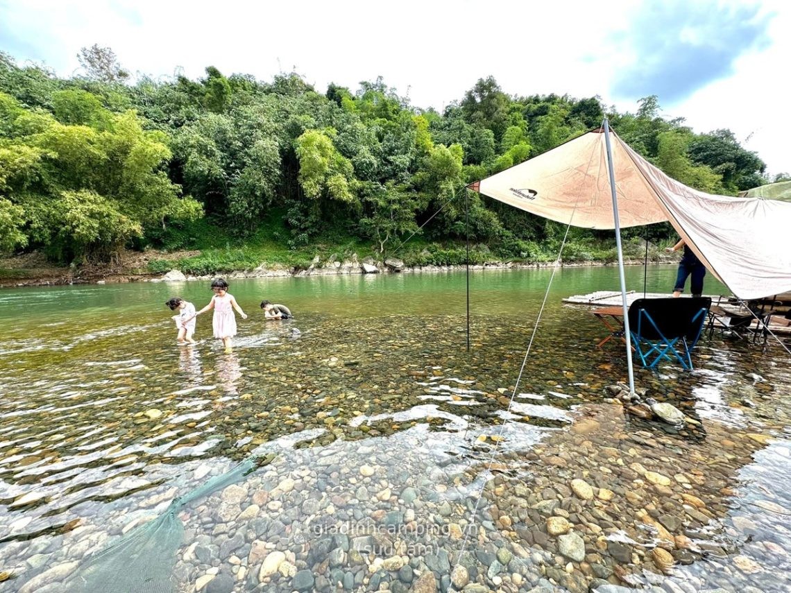 Bãi vườn bưởi Sông Bôi Camping - Gia Đình Camping