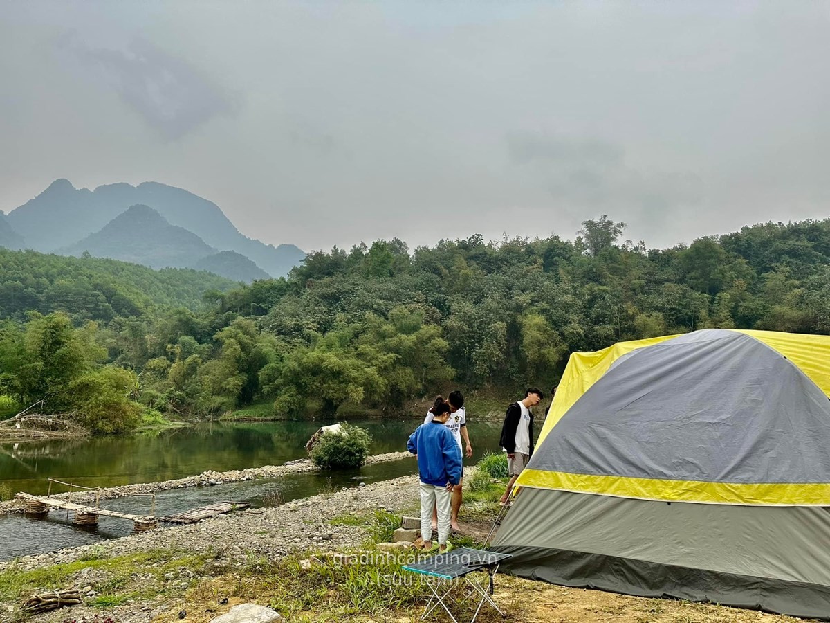 Bãi vườn bưởi Sông Bôi Camping - Gia Đình Camping