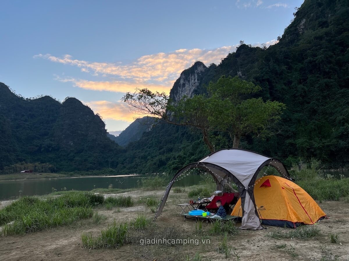 Sông Bôi Camping - bãi Đồng Chờ - Gia Đình Camping